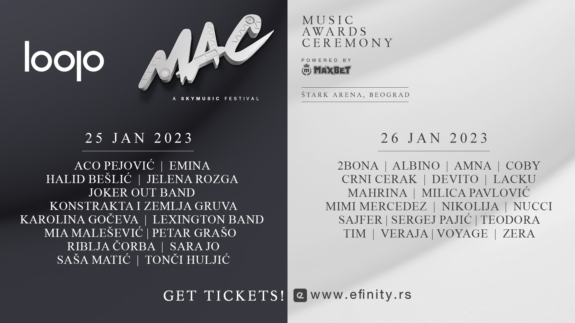 Najveći muzički događaj u regionu - MAC! | loop