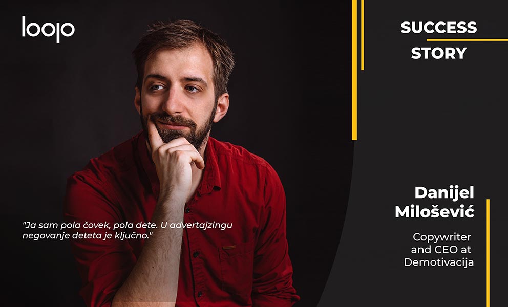 Danijel Milošević: "Hteo sam da srušim Sneška kreativnom direktoru... | loop